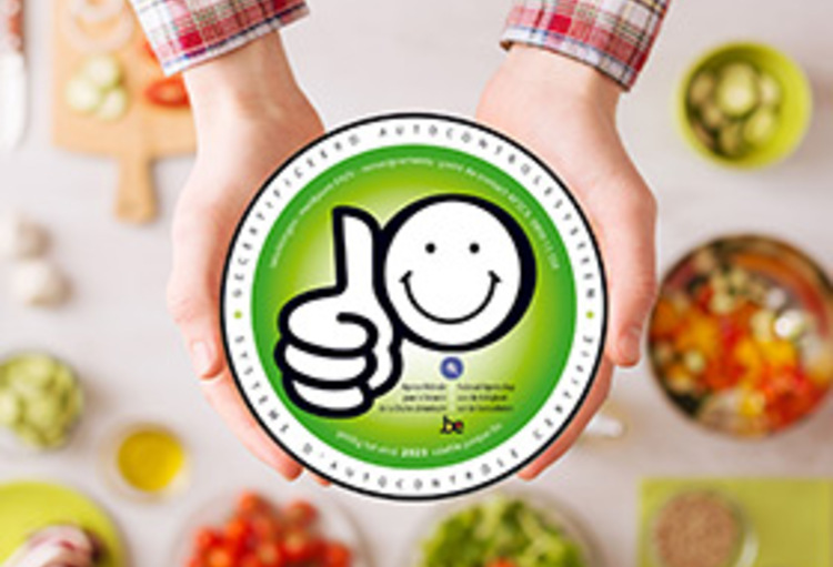 Smiley van FAVV voor keuken van AZ Zeno - De Specialist